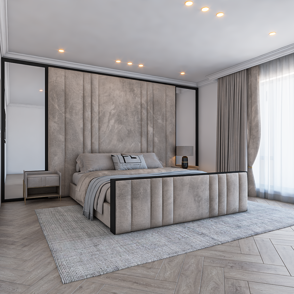 The Alexander Wall Panel Bed with High Foot End